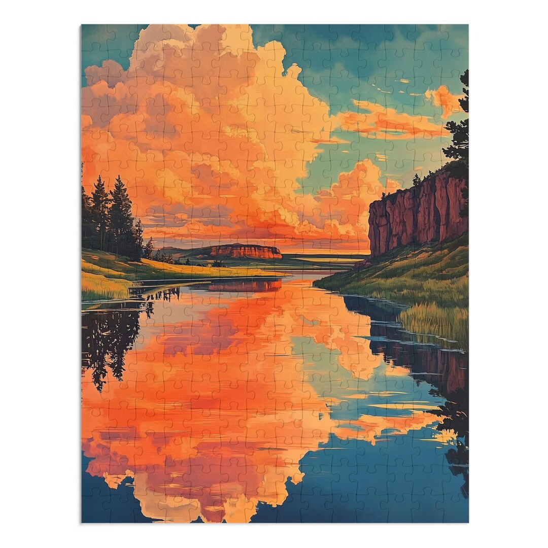 NEBRASKA - Jigsaw Puzzle With Tin - Etsy