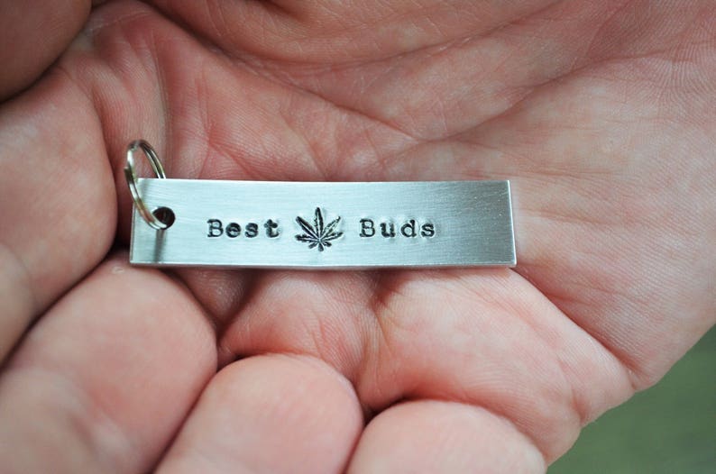 Best Buds Key Chain Marijuana Keychain Pot Keychain - Etsy