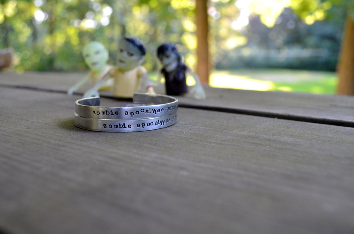 Zombie Apocalypse Partner Bracelet Halloween Spooky - Etsy
