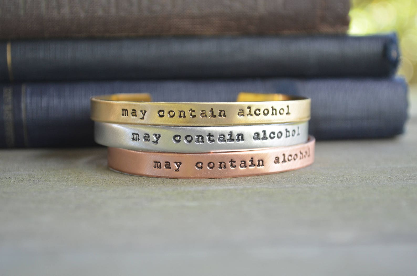 May Contain Alcohol Bracelet Funny Jewelry Gifts for | Etsy