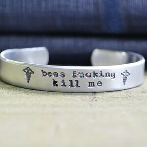 Custom Medical Alert Bracelet - Allergy Bracelet - Nut Allergy ...