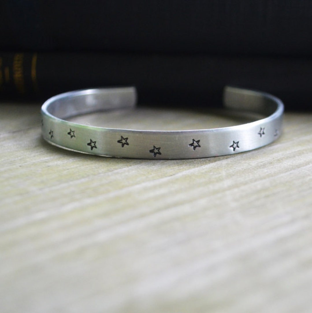 Star Cuff Bracelet - Stars - Adjustable - Looks Like Silver - Stars ...