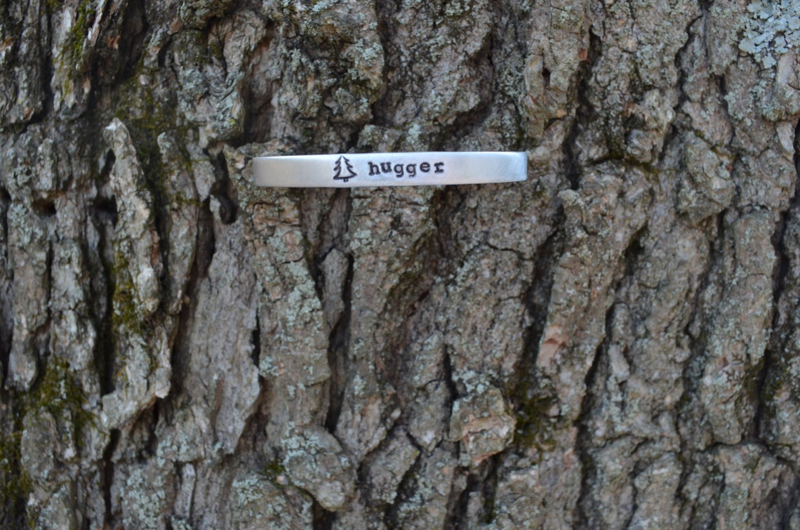 Tree Hugger Cuff Bracelet . Gifts for Hikers Campers | Etsy