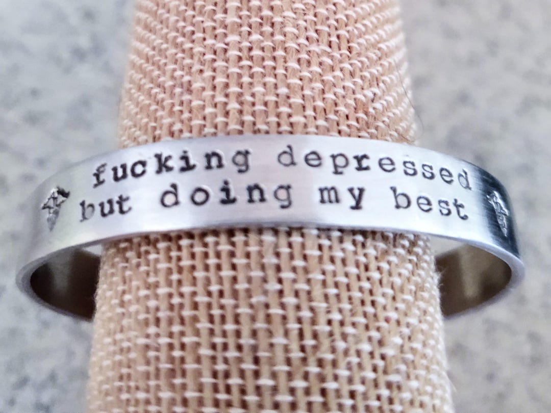 Depression Jewelry . Mental Health Awareness . Depression Bracelet ...