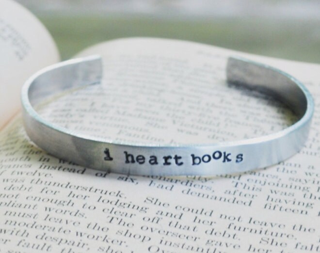 I Heart Books Bracelet Book Bracelet Book Jewelry | Etsy