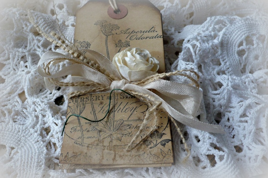 Handmade Garden Gift Tags With a French Flair - All Distressed for That ...