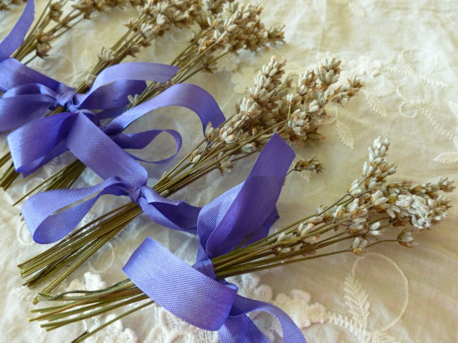 Mini Lavender Bouquets Perfect for Your Wedding Set of Ten | Etsy