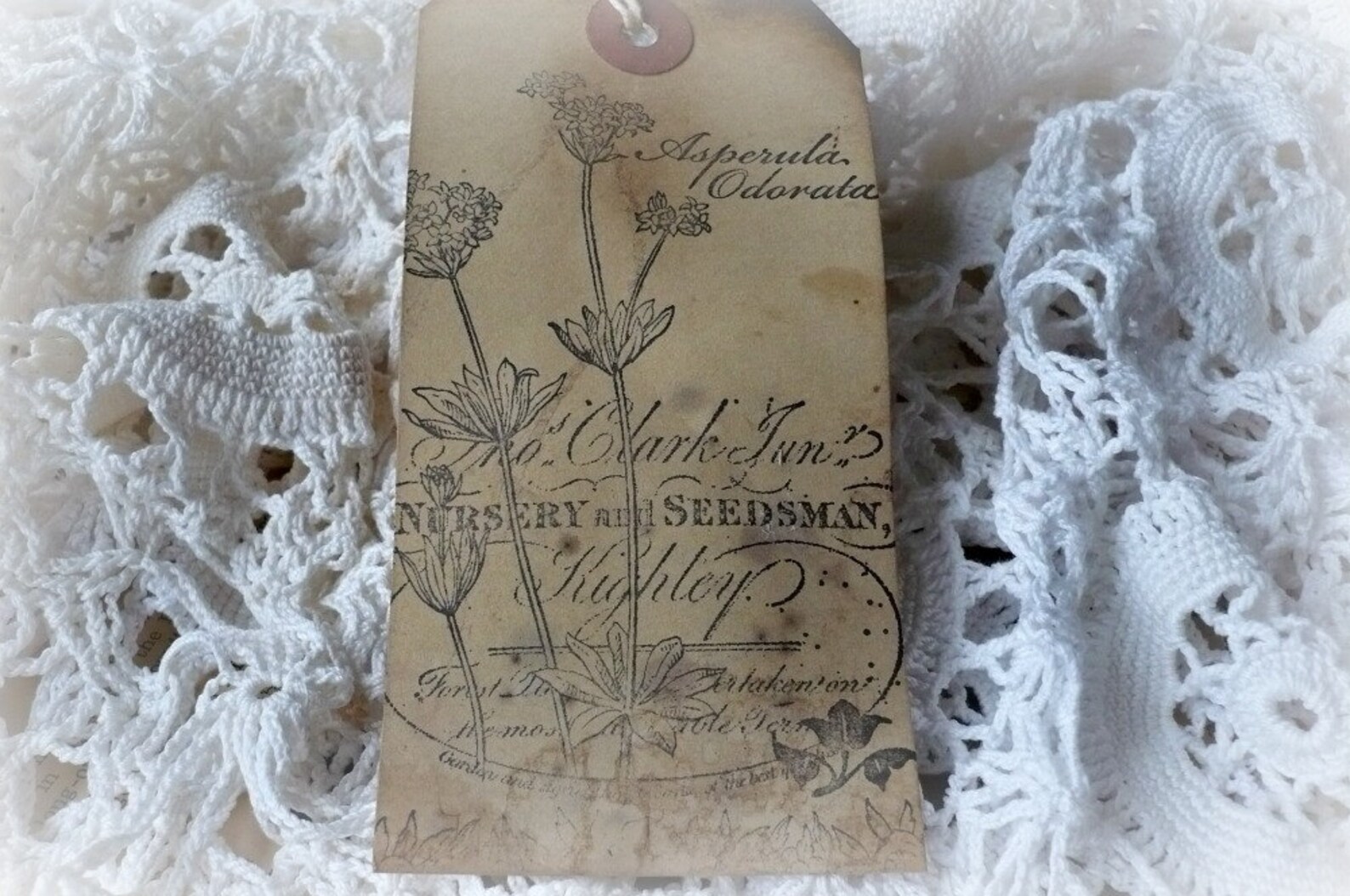 Handmade Garden Gift Tags With a French Flair - All Distressed for That ...