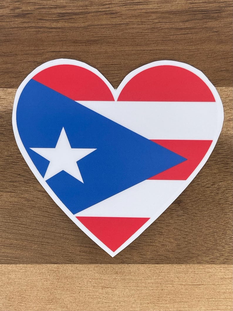 Puerto Rico Flag Stickers - Etsy