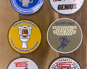 Fantasy Football Manager Sticker - Etsy