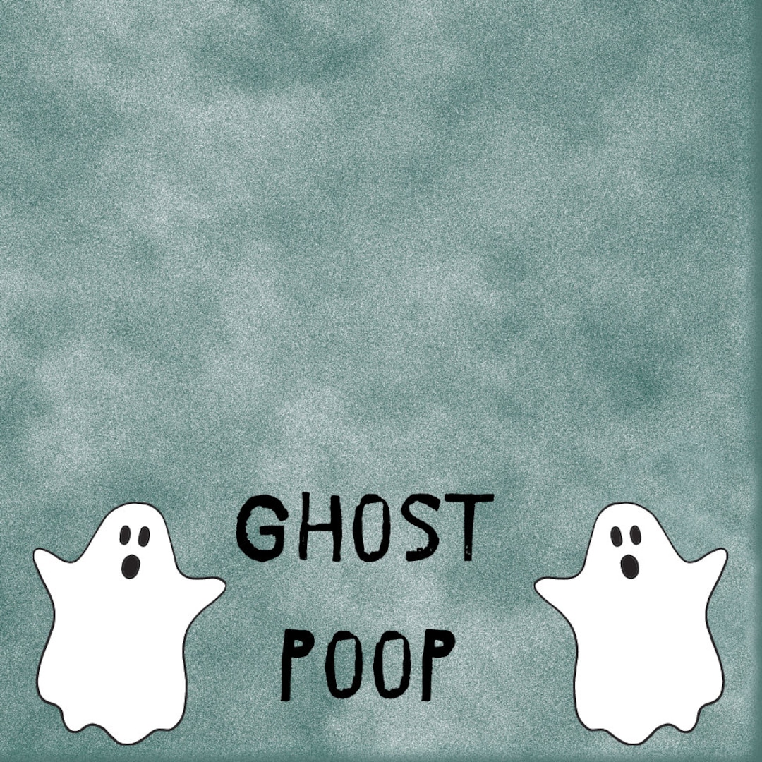 Ghost Poop Halloween Treat Bag Topper Digital Download - Etsy