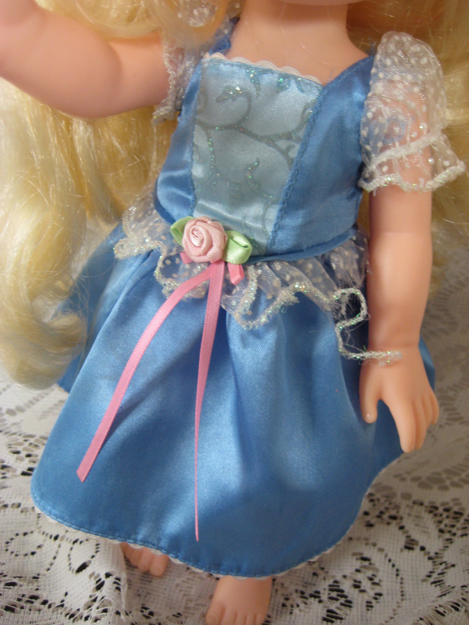 Pretty Little Blue Disney Princess Dress for Your Thirteen Inch Doll - Etsy
