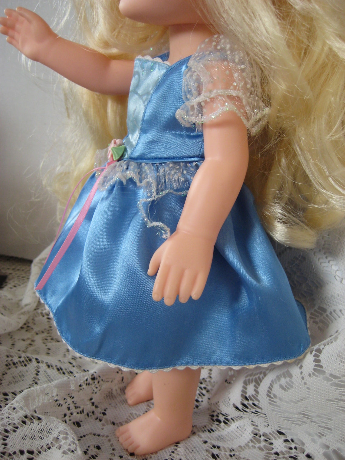 Pretty Little Blue Disney Princess Dress for Your Thirteen Inch Doll - Etsy