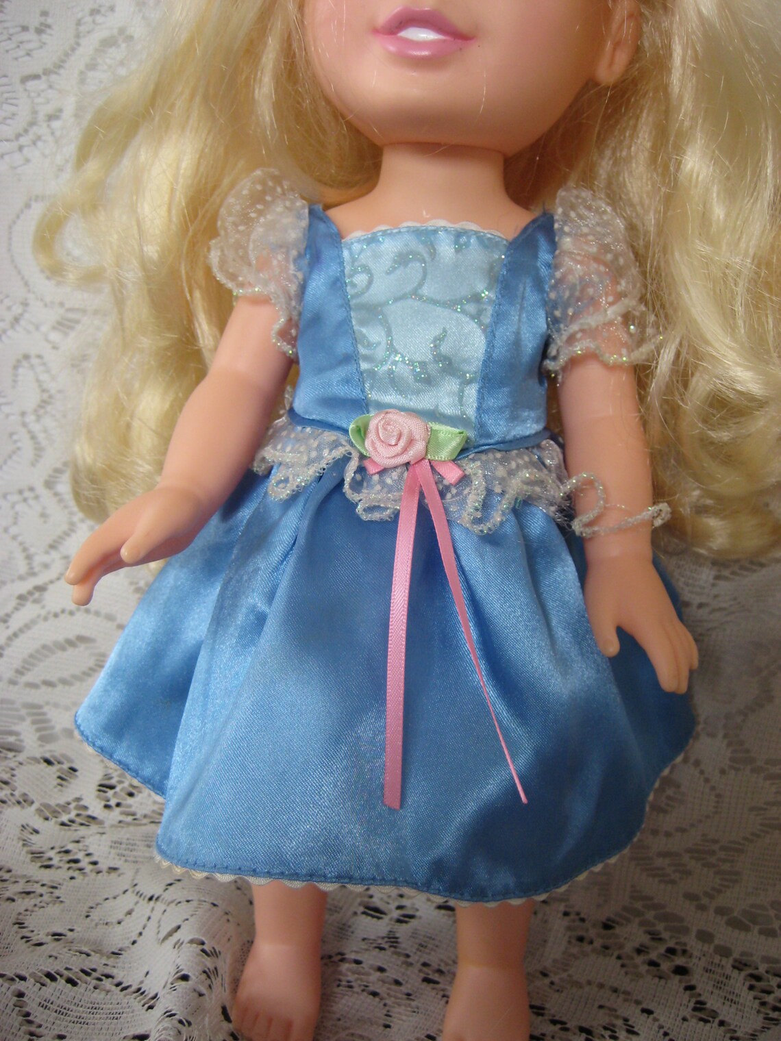 Pretty Little Blue Disney Princess Dress for Your Thirteen Inch Doll - Etsy