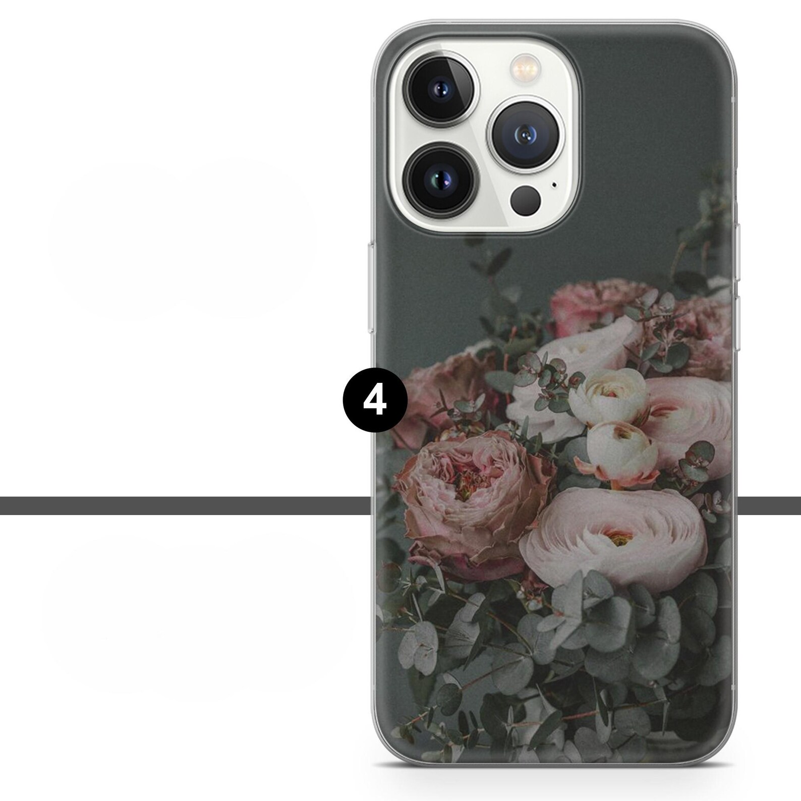 Blooms Peonies Floral Bouquet Phone Cases for iPhone 16 16 Plus 15, 14 ...