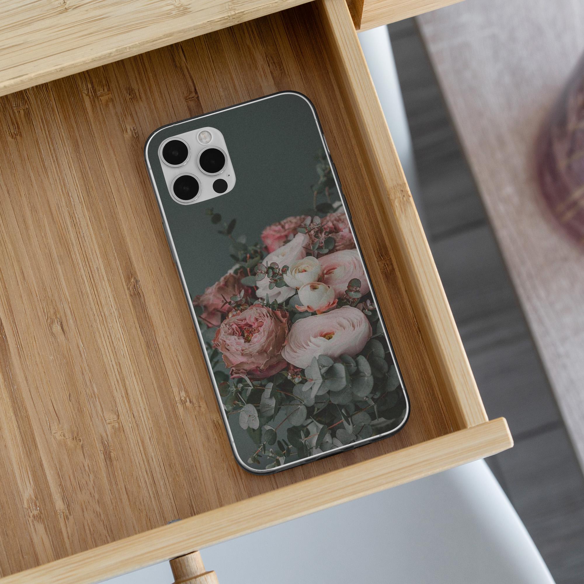 Blooms Peonies Floral Bouquet Phone Cases for iPhone 16 16 Plus 15, 14 ...