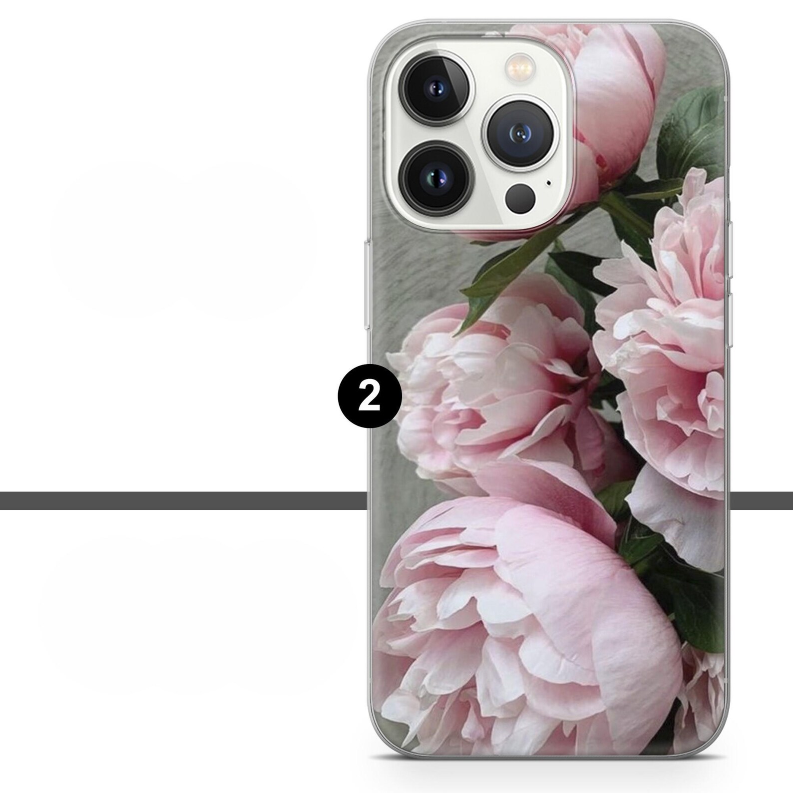 Blooms Peonies Floral Bouquet Phone Cases for iPhone 16 16 Plus 15, 14 ...