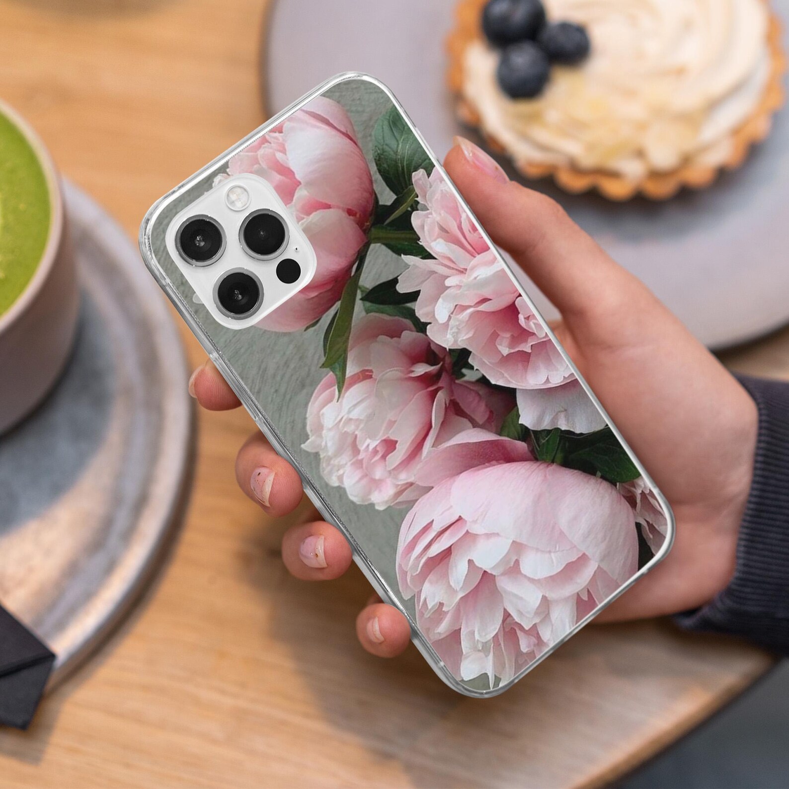 Blooms Peonies Floral Bouquet Phone Cases for iPhone 16 16 Plus 15, 14 ...