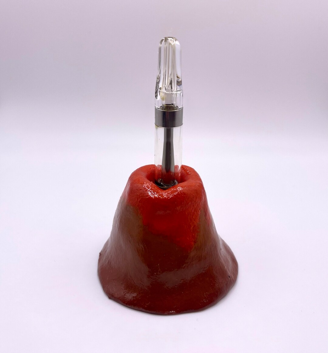 Handcrafted Volcano-inspired Dab Pen Cart Holder Multi-purpose Clay ...