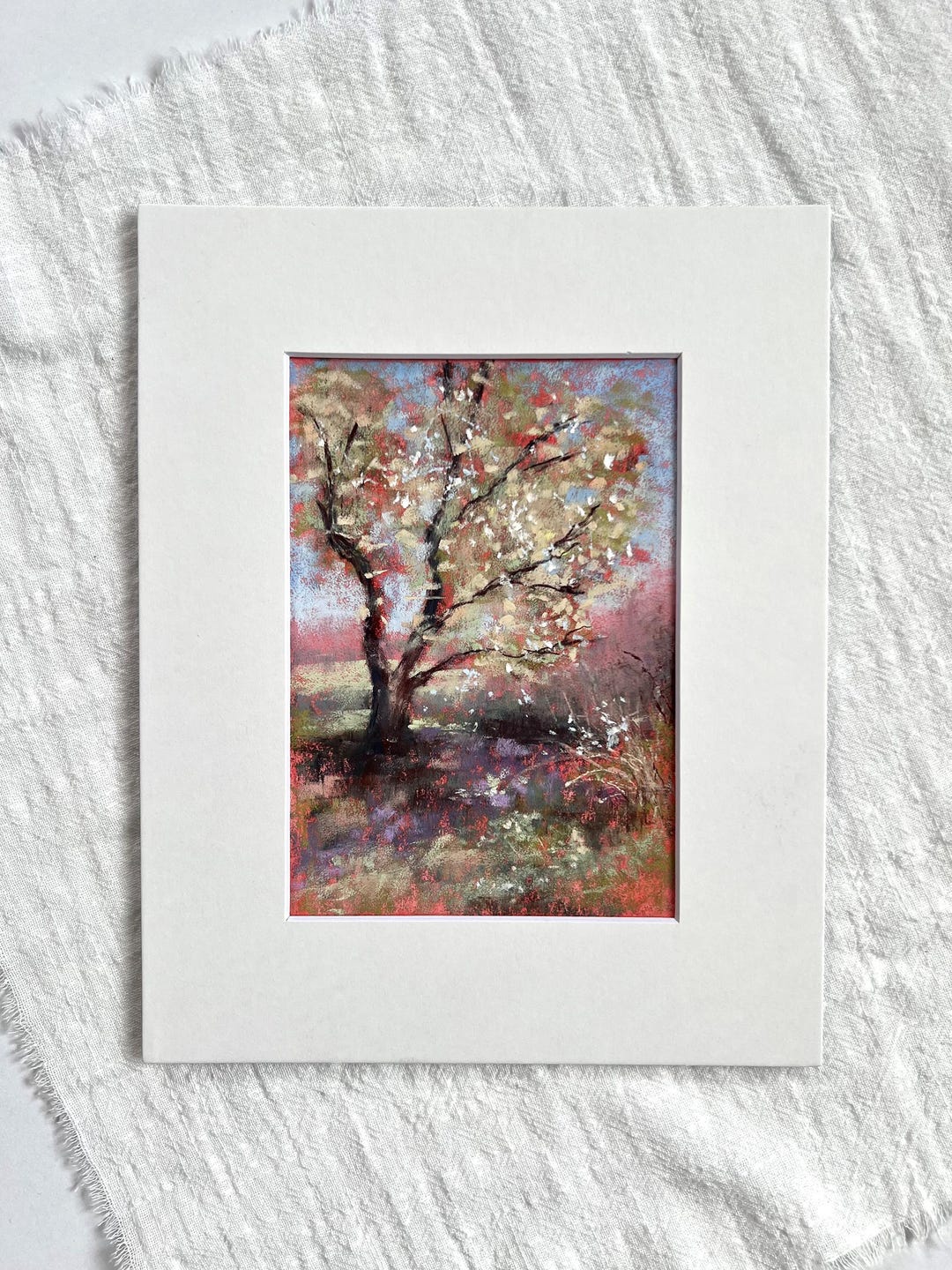 Original Pastel Painting | Spring Blossoms | Wall Art | 5x7 - Etsy