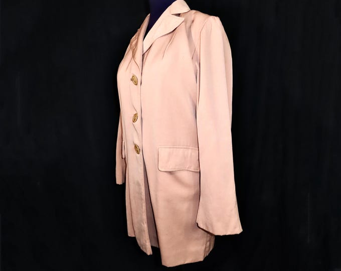 Vintage 1940s 50s Betty Rose Fashions Pink Jacket and Skirt Suit ...