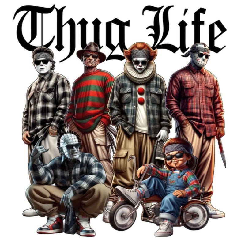 Thug Life Halloween Shirt - Etsy