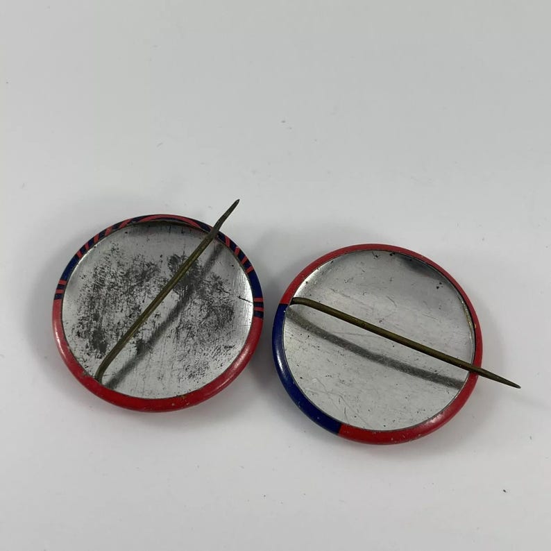 Vintage 1950s Chicago White Sox & Boston Red Sox Baseball Pinback ...