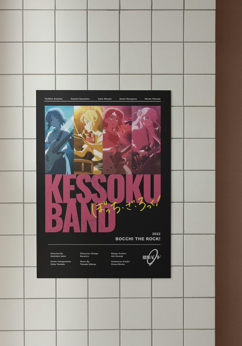 Bocchi the Rock! - Anime Poster - Printable Poster - Cozy Anime Art ...