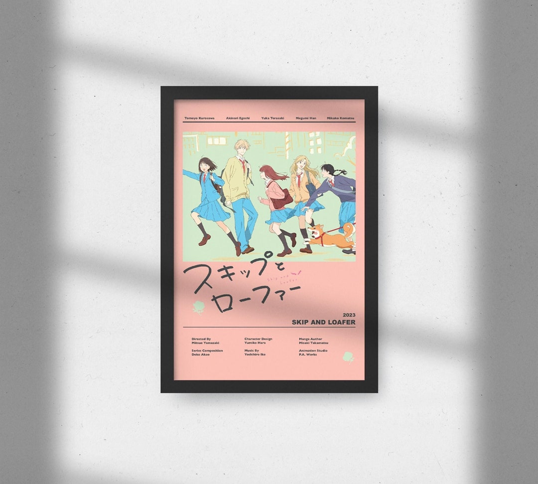 Skip and Loafer - Anime Poster - Printable Poster - Cozy Anime Art ...