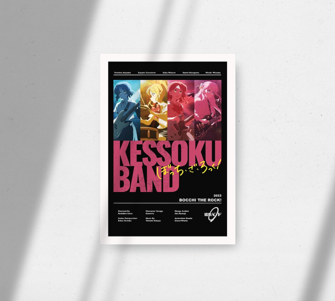 Bocchi the Rock! - Anime Poster - Printable Poster - Cozy Anime Art ...