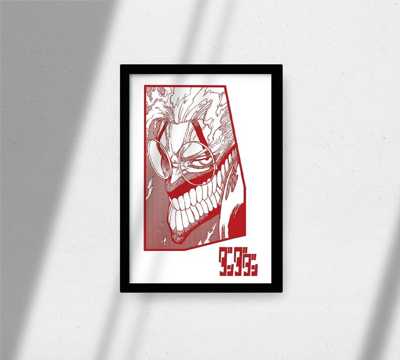 Dandadan Okarun Printable Manga Art Print Dandadan Minimalist Japnese ...