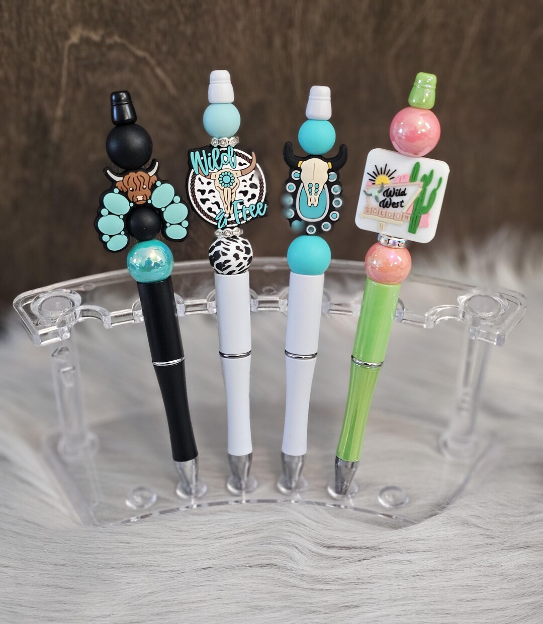 Western Theme Ballpoint Pens | Cowgirls | County | Western Focal Bead ...