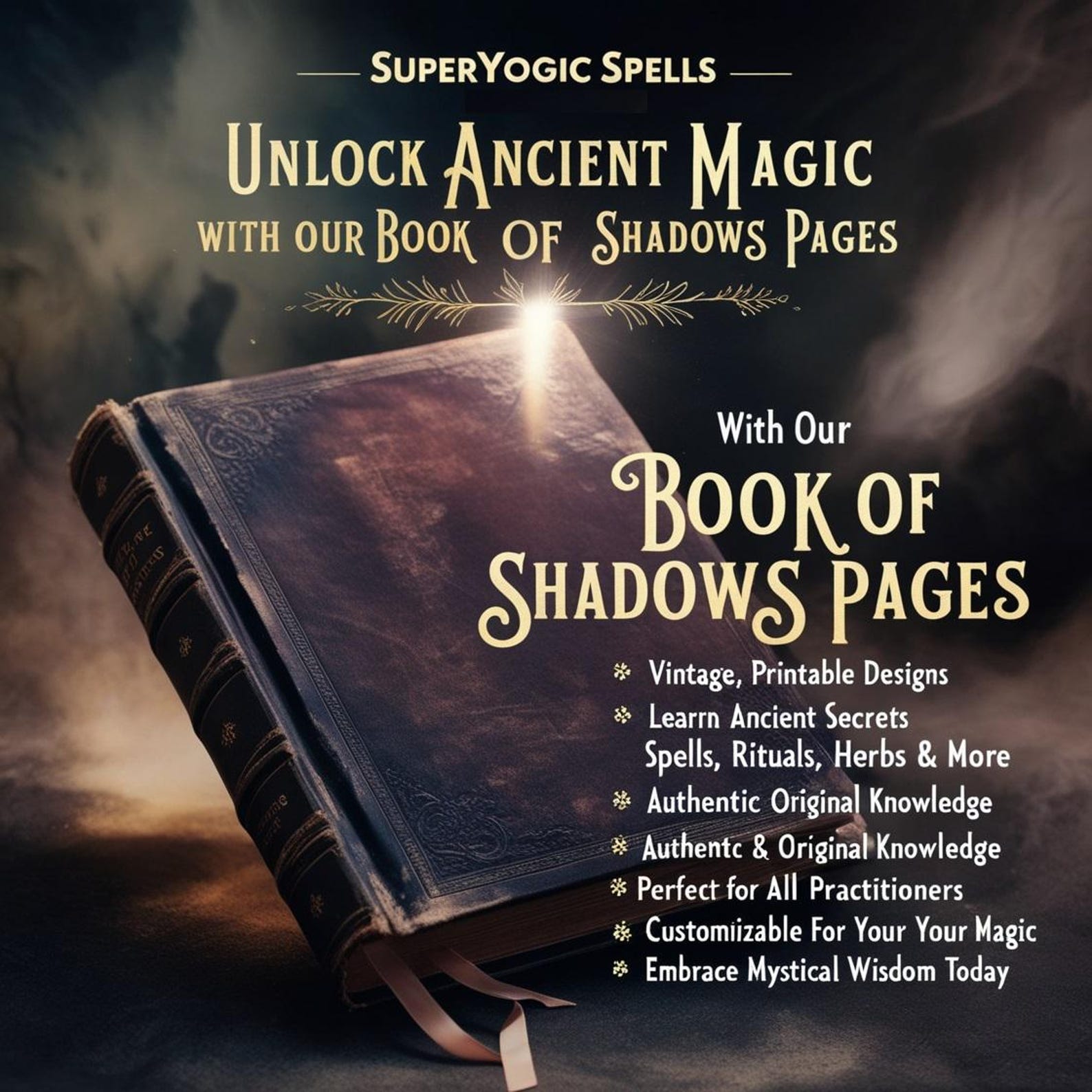 Black Magic Spells Pages, Witchcraft Book, Book of Shadows Pages ...