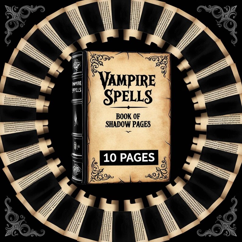 Vampire Spells Bundle, Witchcraft Book of Spells, Occult Pagan ...