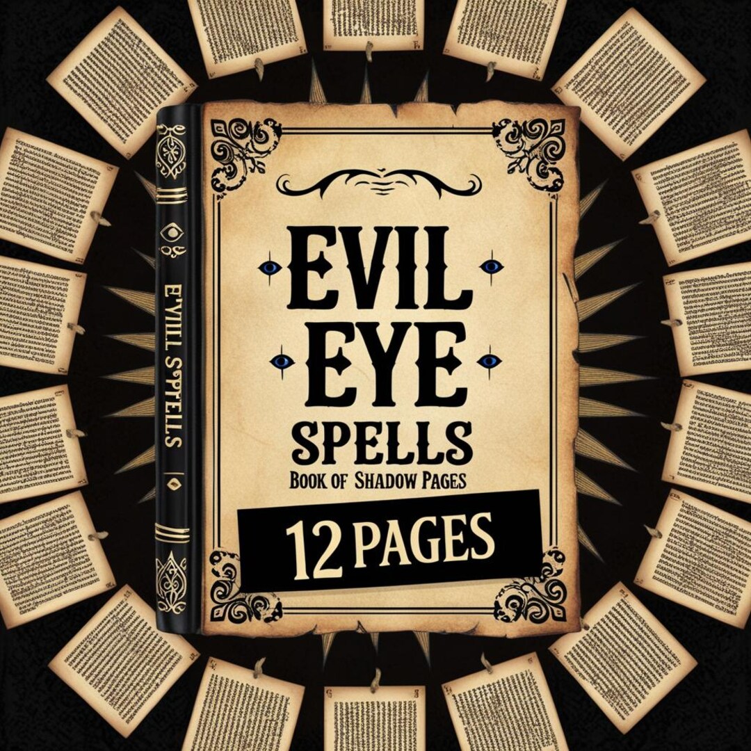 Ultimate Evil Eye Spells, Printable Book of Shadows , Wicca Magic ...