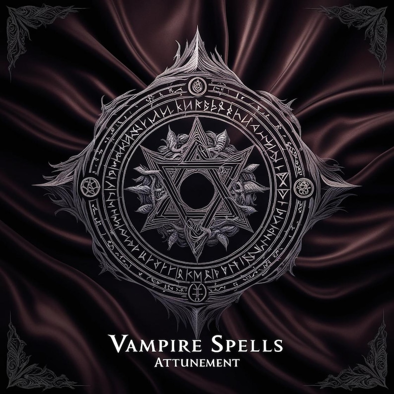 Vampire Spells Bundle, Witchcraft Book of Spells, Occult Pagan Printable Spells, Wicca Magic ...