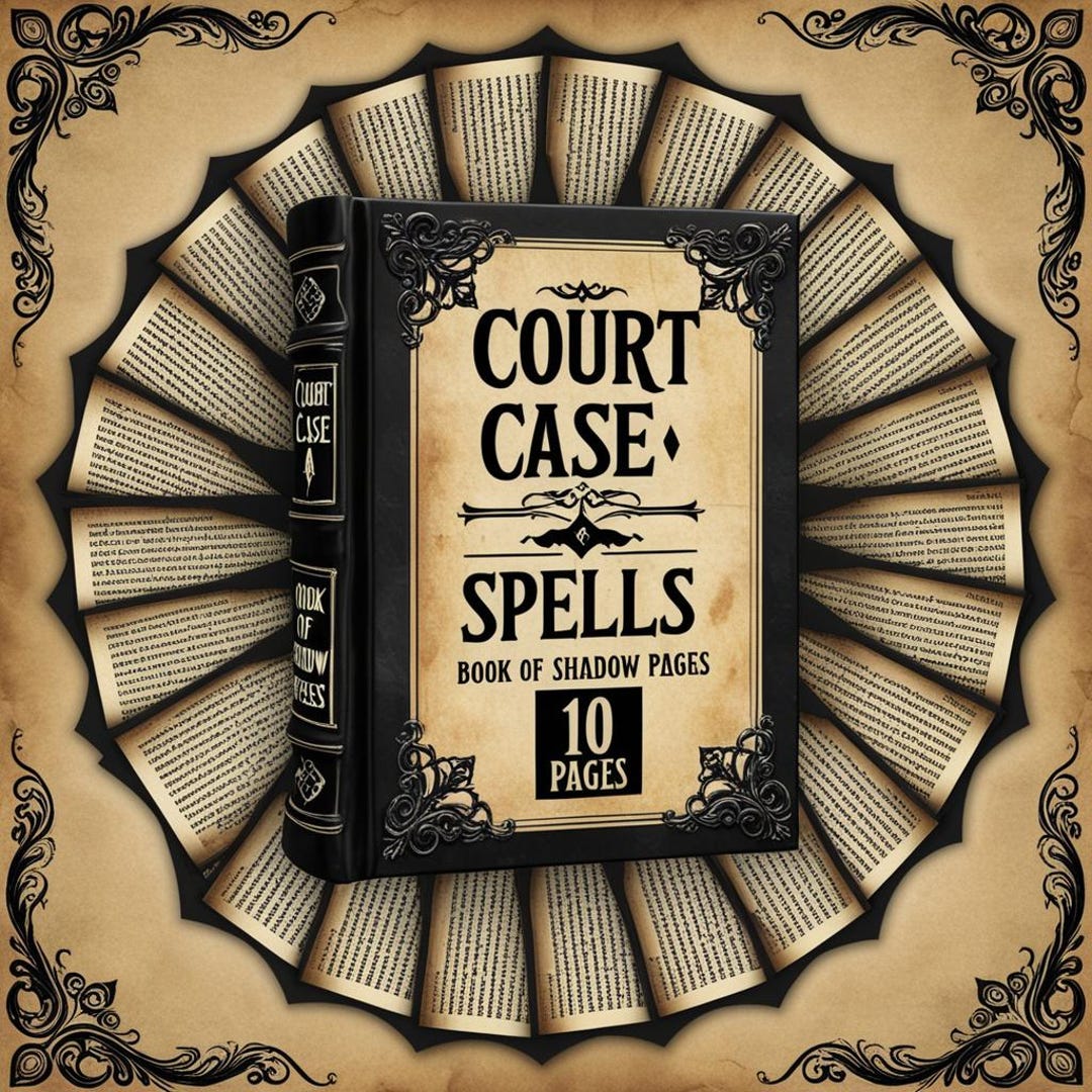 Court Spells, Printable Wicca Spells, Book of Shadows, Occult ...