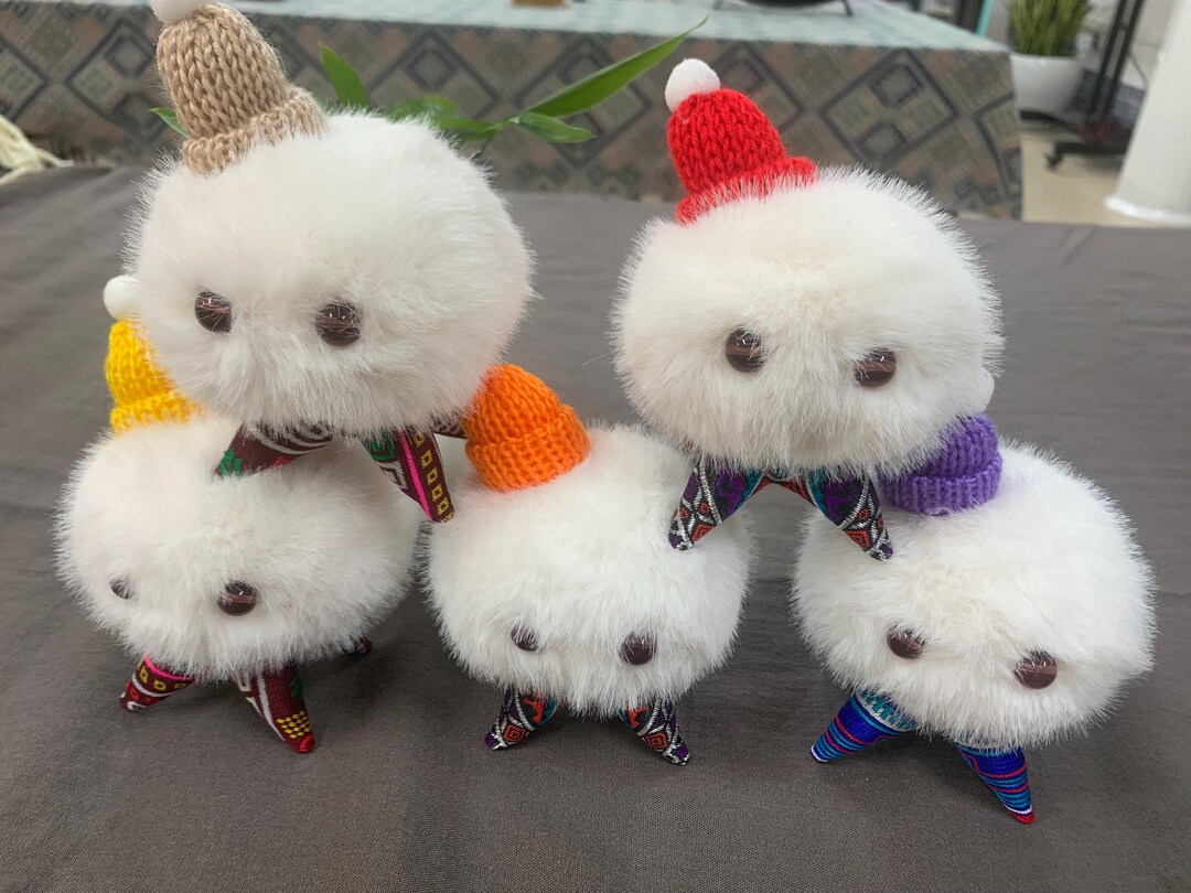 Fluffy Alpaca Plush Pet, Ball Stuffy Cute Toys, Soft Cozy Companion ...