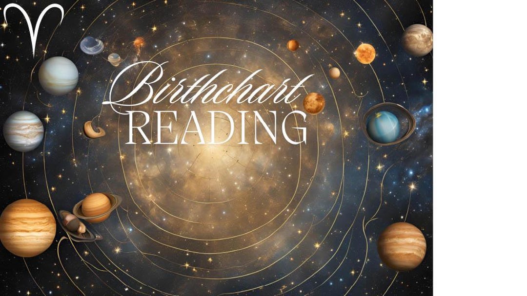 Astrology Birthchart Reading Using Birthtime - Etsy