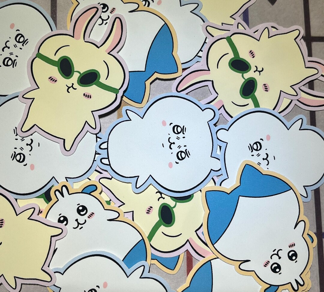 Chiikawa Stickers (set of 3) - Etsy