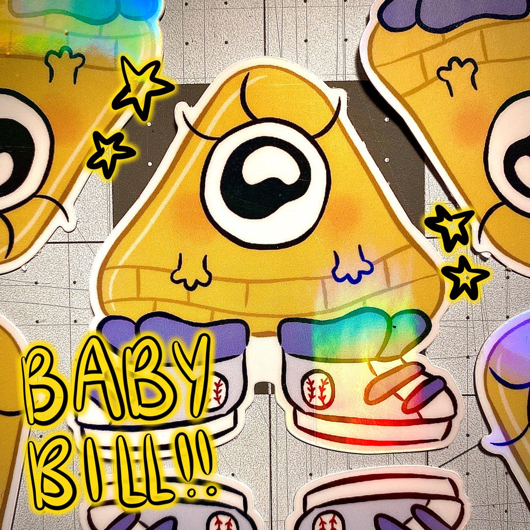 Baby Bill (gravity Falls, Bill Cipher, Mable, Dipper) - Etsy