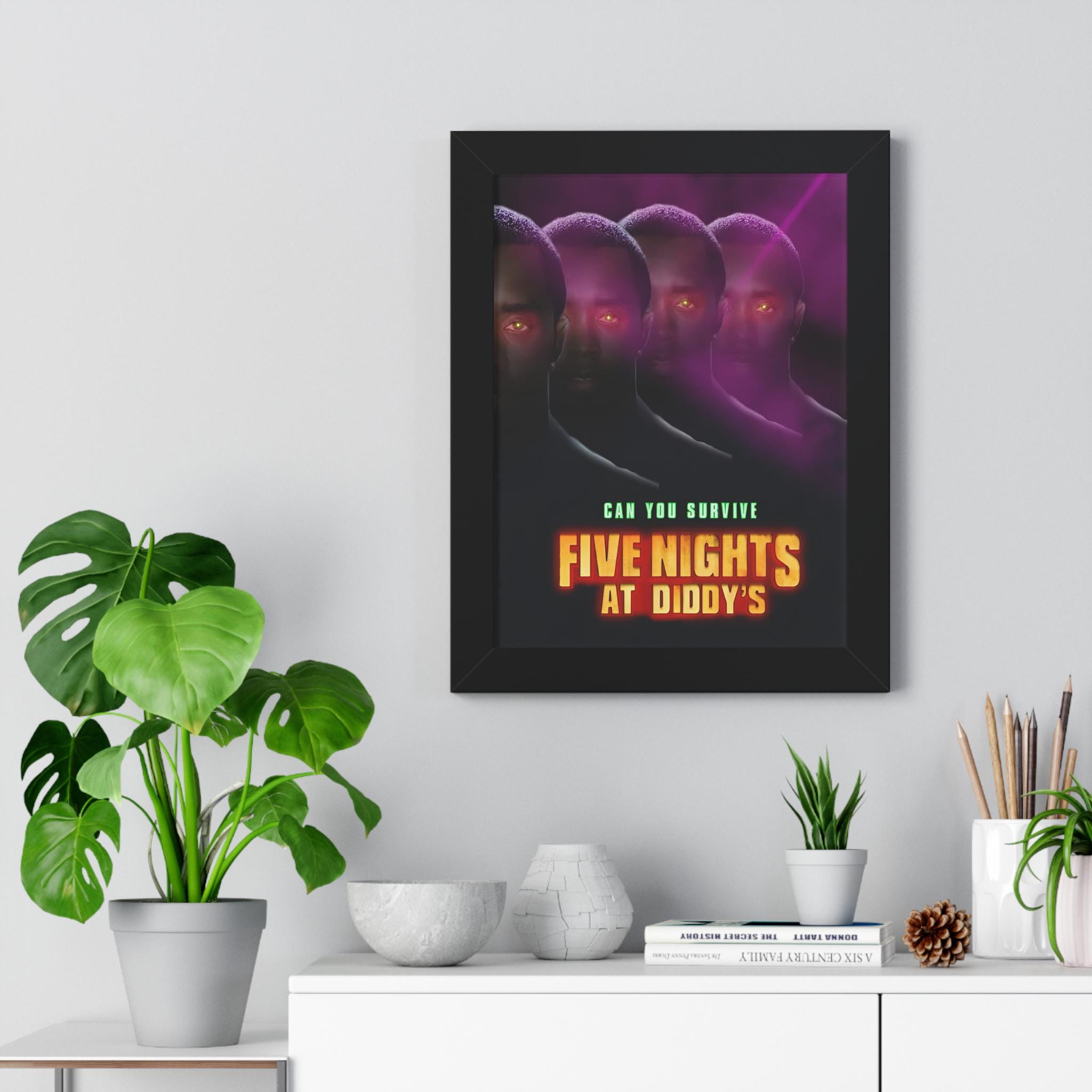 Vertical Poster Diddy Meme Five Nights at Diddys - Etsy