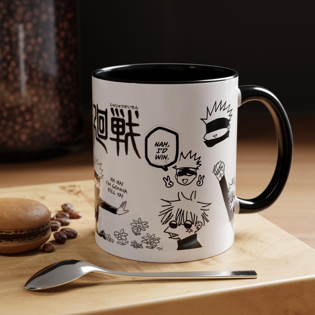 Jujutsu Kaisen Mug, Satoru Gojo, Anime Funny Mug, Anime Funny Gift ...