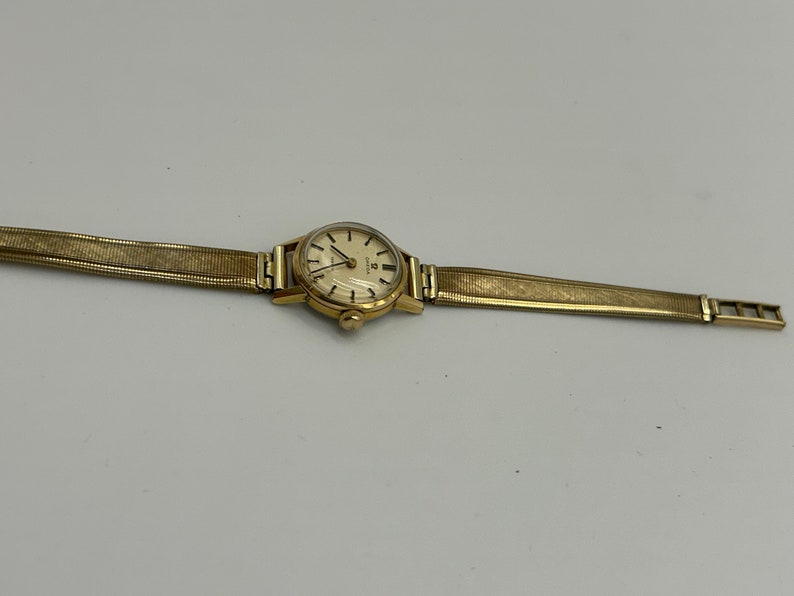 1960s OMEGA Turler Gold Plated Ladies Watch W Original Box and Receipt ...