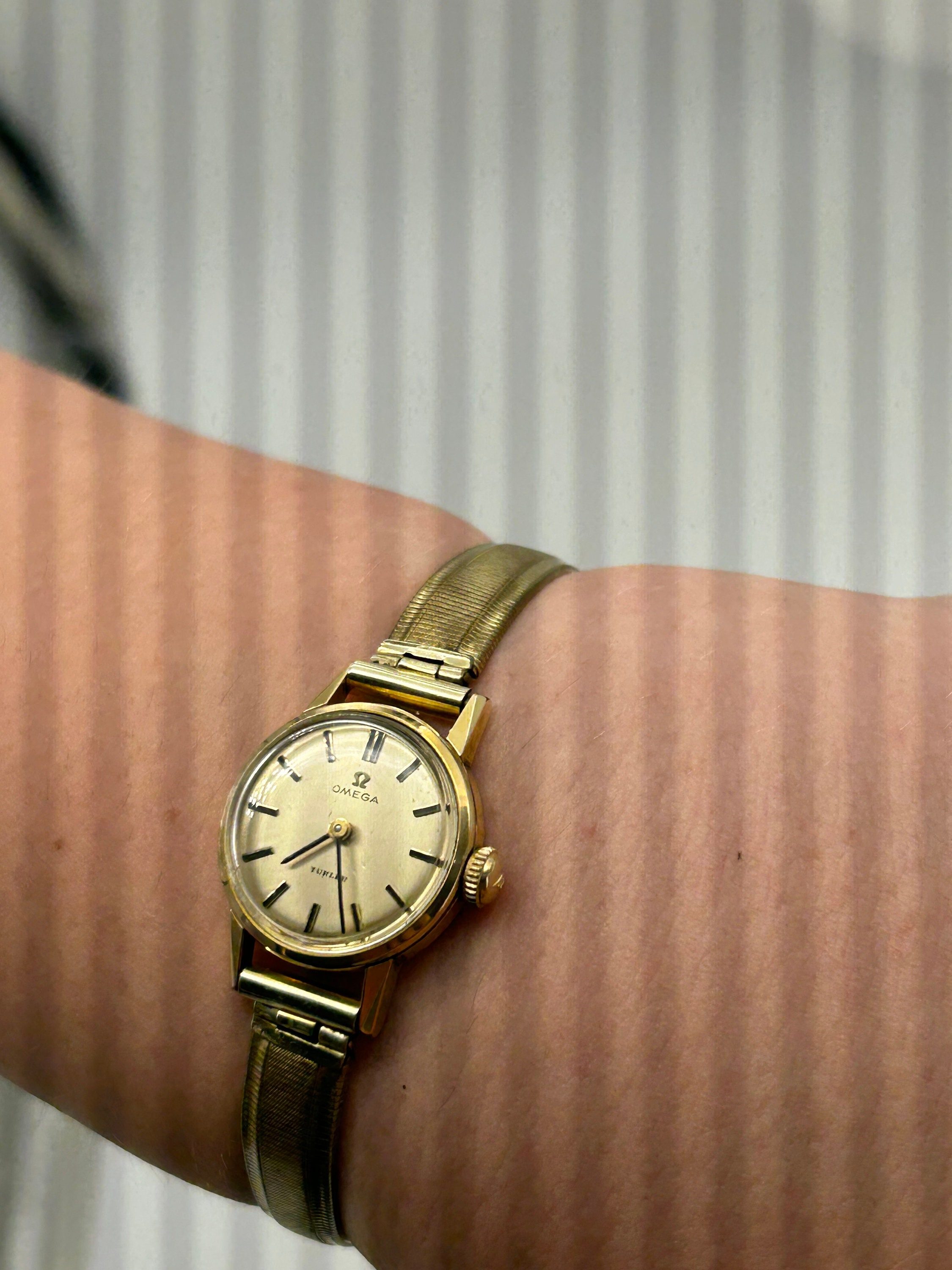 1960s OMEGA Turler Gold Plated Ladies Watch W Original Box and Receipt ...