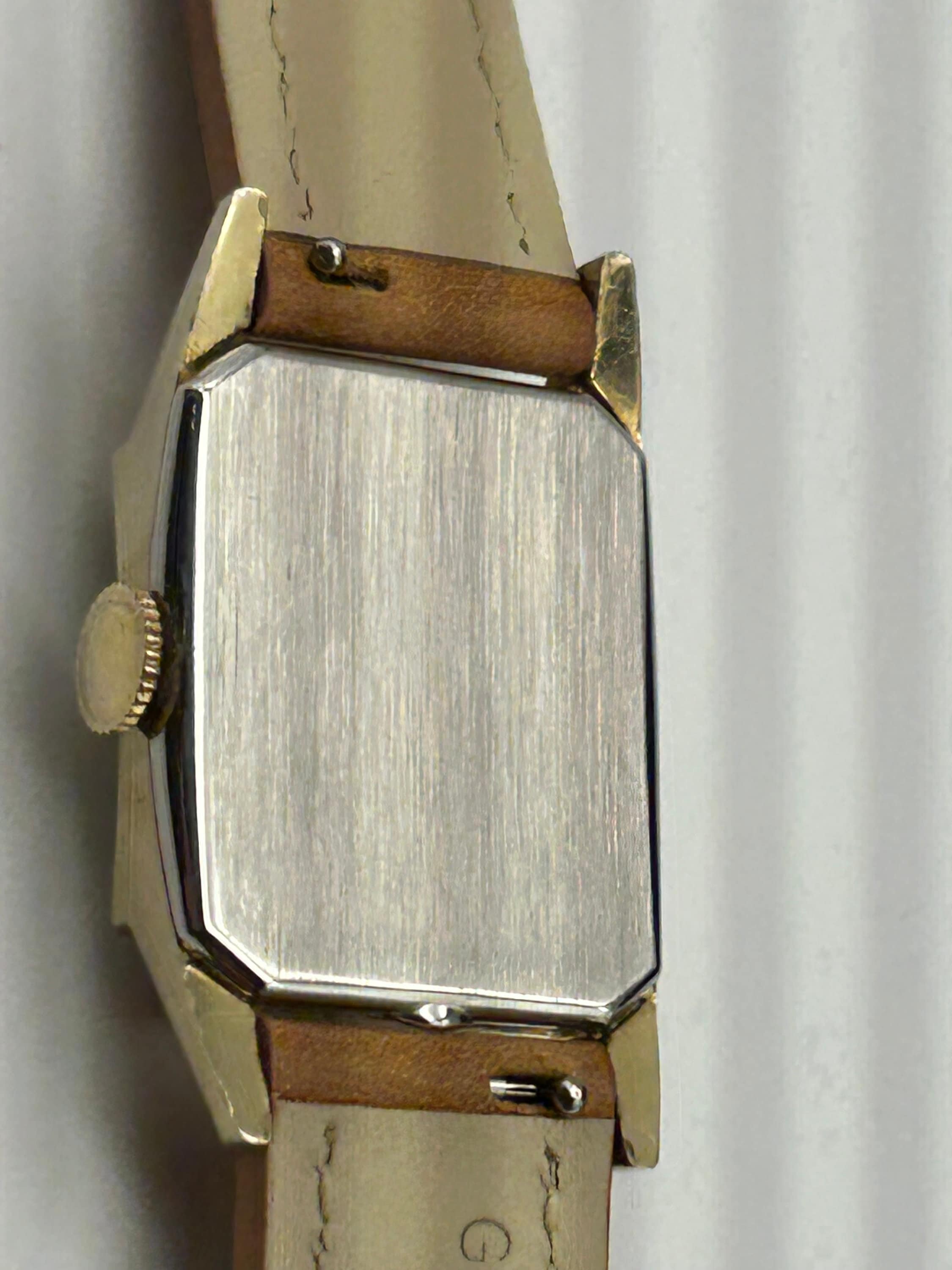 Vintage HARMAN MEN'S 14K Yellow Gold Wristwatch - Etsy