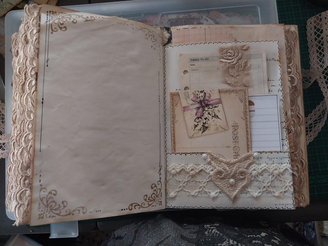 Love in Lace /journal - Etsy