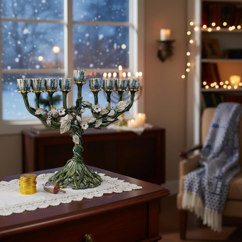 Menorahs Enamel - Etsy