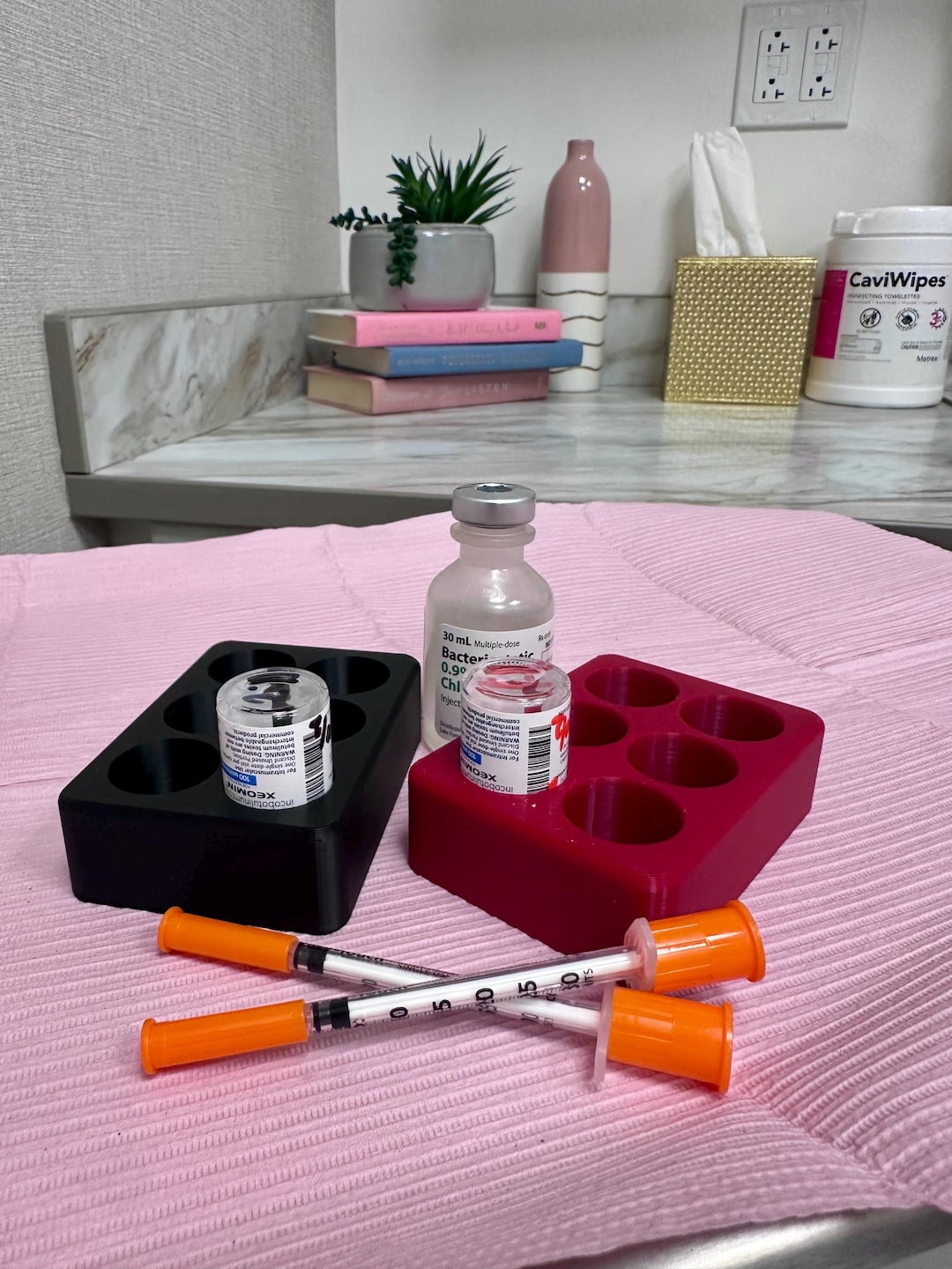 6 Slot Botox Vial Holder | Aesthetic Vial Organizer for Med Spas ...