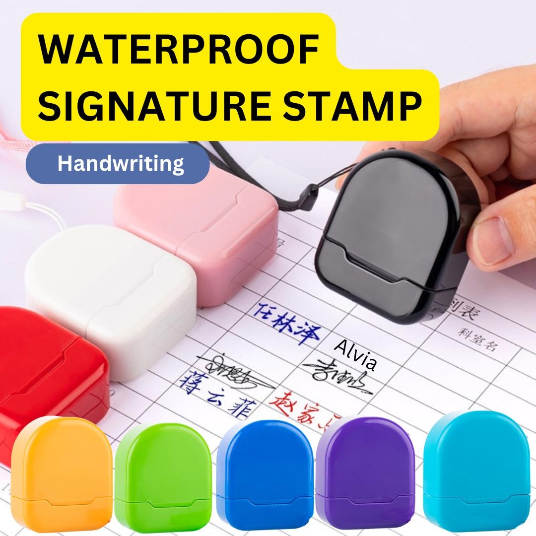 Signature Stamp/dentist Stamp/office Stamp/doctor Stamp - Etsy